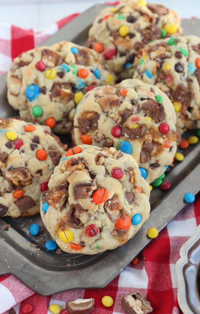 Candy Bar Cookies - Baking with Blondie