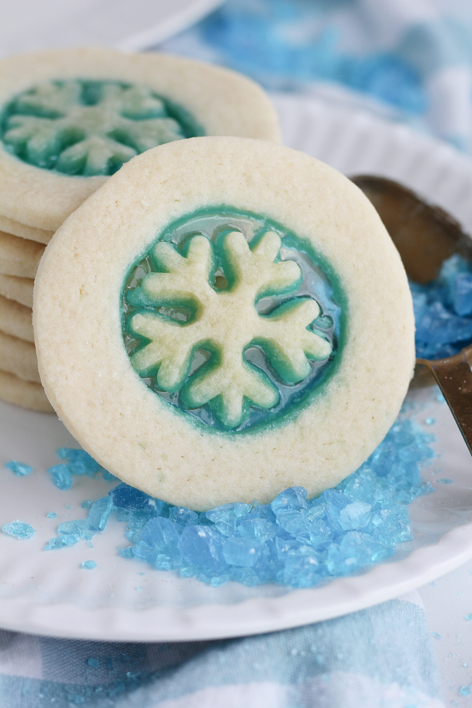 Frozen Snowflake Sugar Cookies
